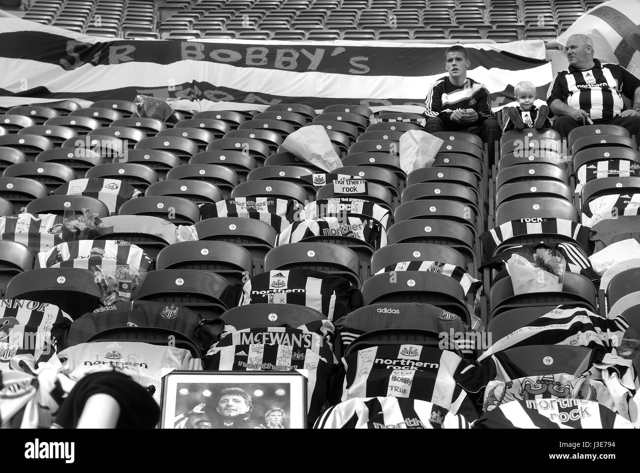 Newcastle football james park Black and White Stock Photos & Images - Alamy