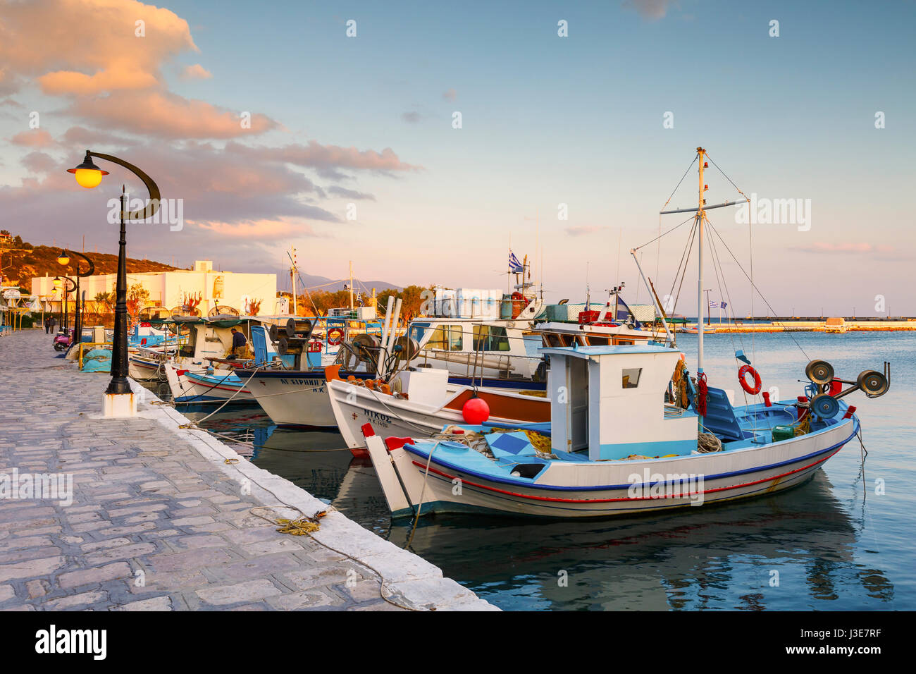 Harbour of Pythagorio town on Samos island, Greece Stock Photo - Alamy