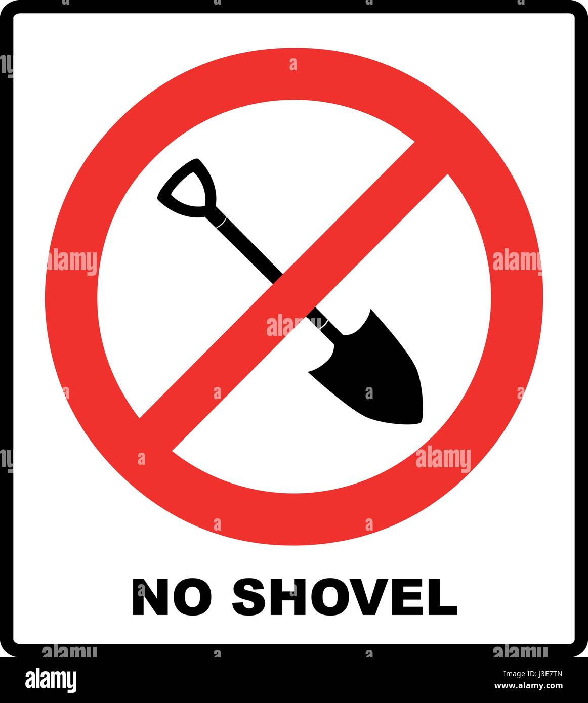 Snow shovel illustration hi-res stock photography and images - Alamy