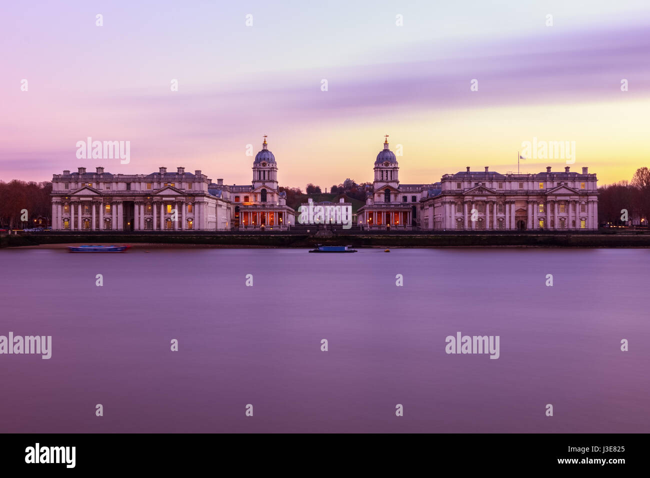 View of Greenwich seen from Island gardens, London Stock Photo - Alamy