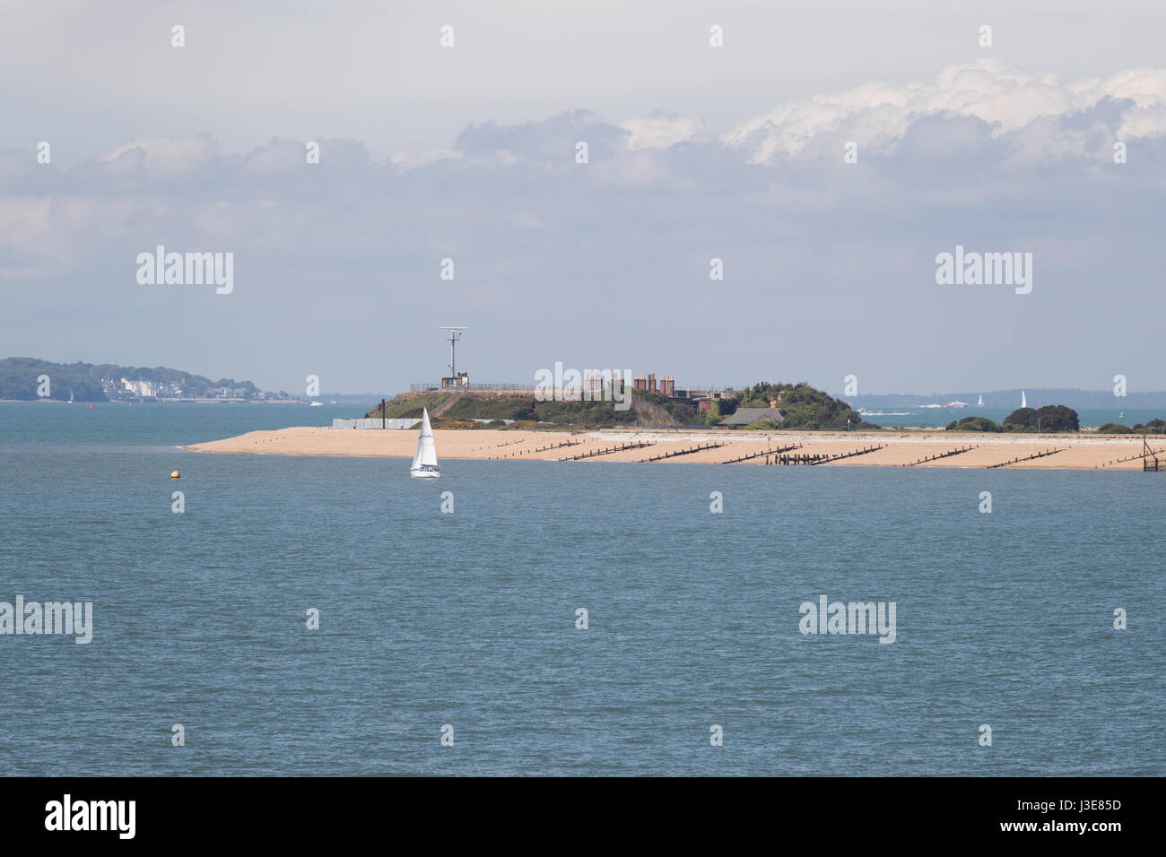 Fort Gilkicker seen from Spithead Stock Photo - Alamy