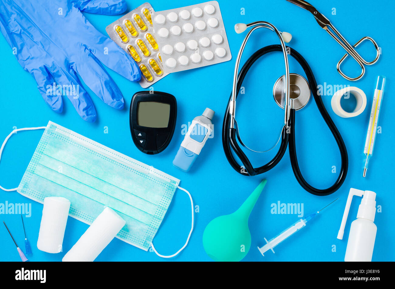 Medical equipment background Stock Photo - Alamy