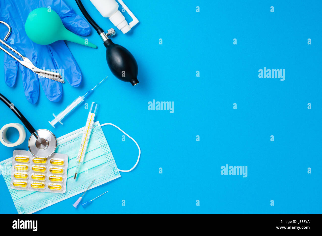 Medical equipment background Stock Photo - Alamy