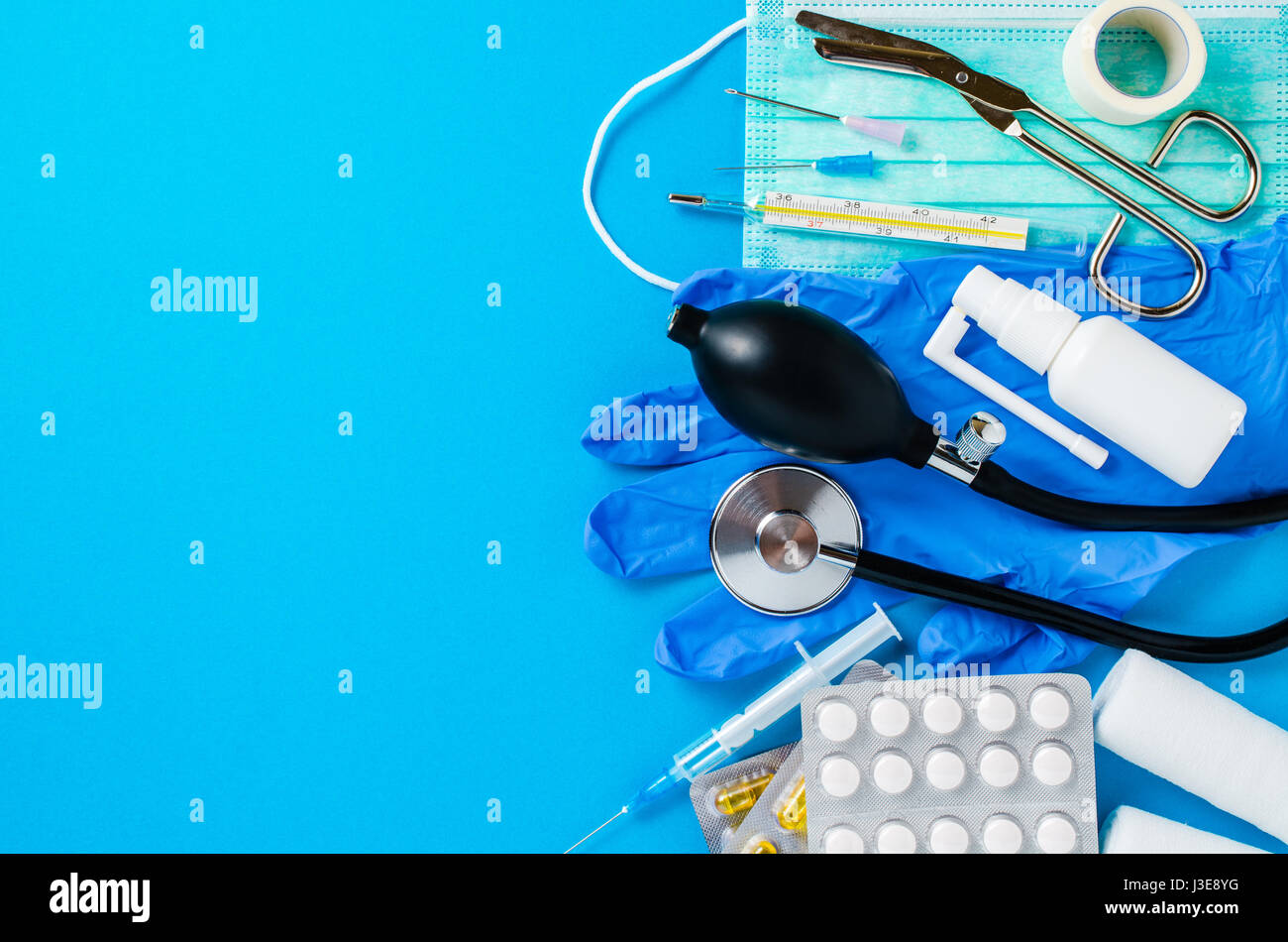 Medical equipment background Stock Photo - Alamy