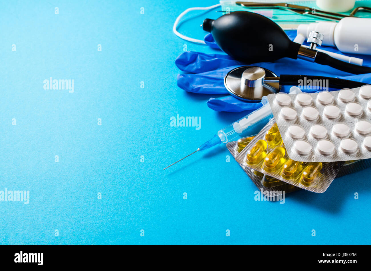 Medical equipment background Stock Photo - Alamy