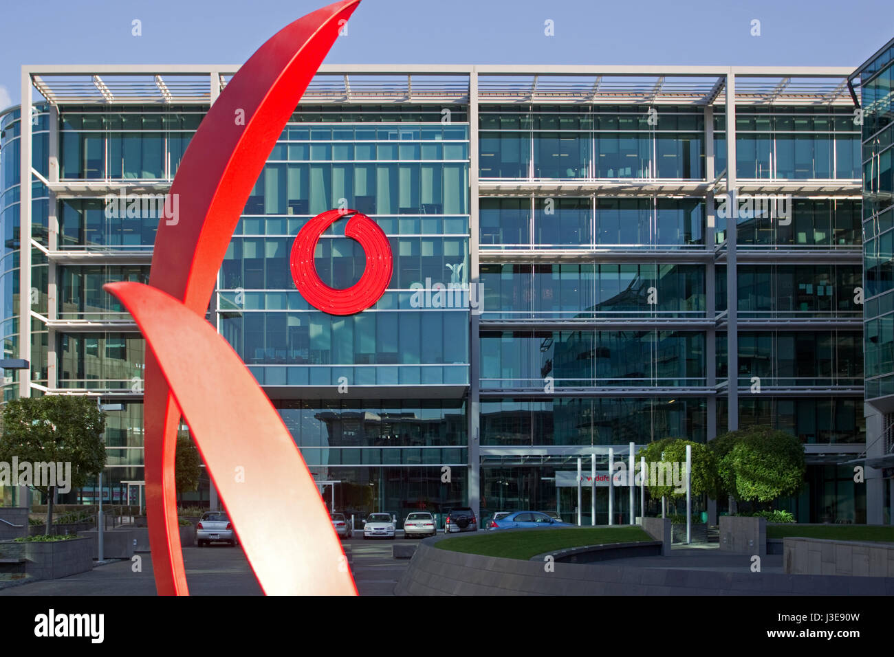 Vodafone Building, Fanshawe Street, Auckland, New Zealand Stock Photo ...