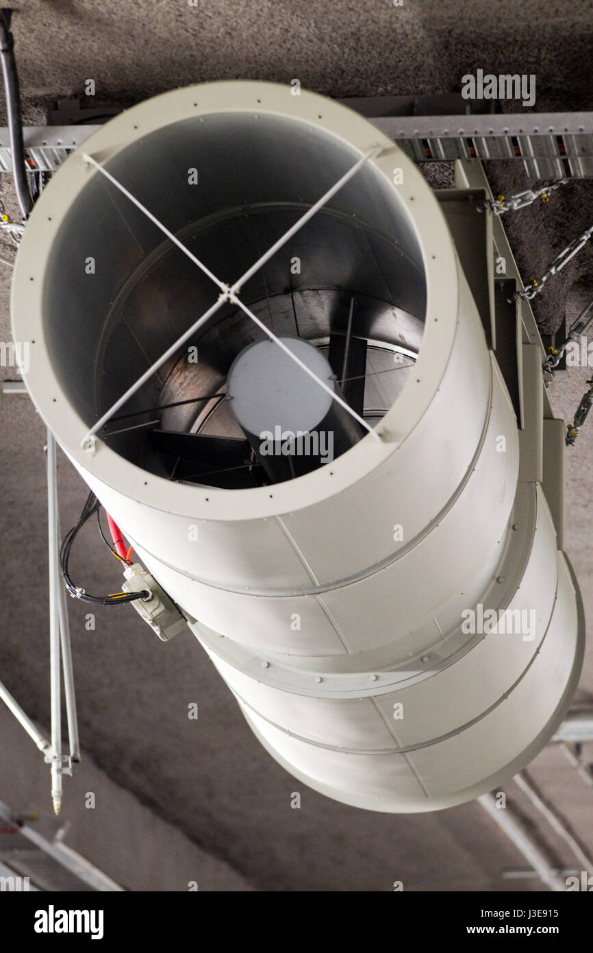 Road tunnel ventilation fan hi-res stock photography and images - Alamy