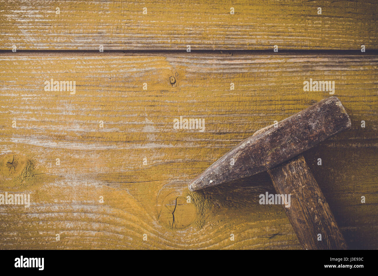 Overhead view rusty tools hi-res stock photography and images - Alamy