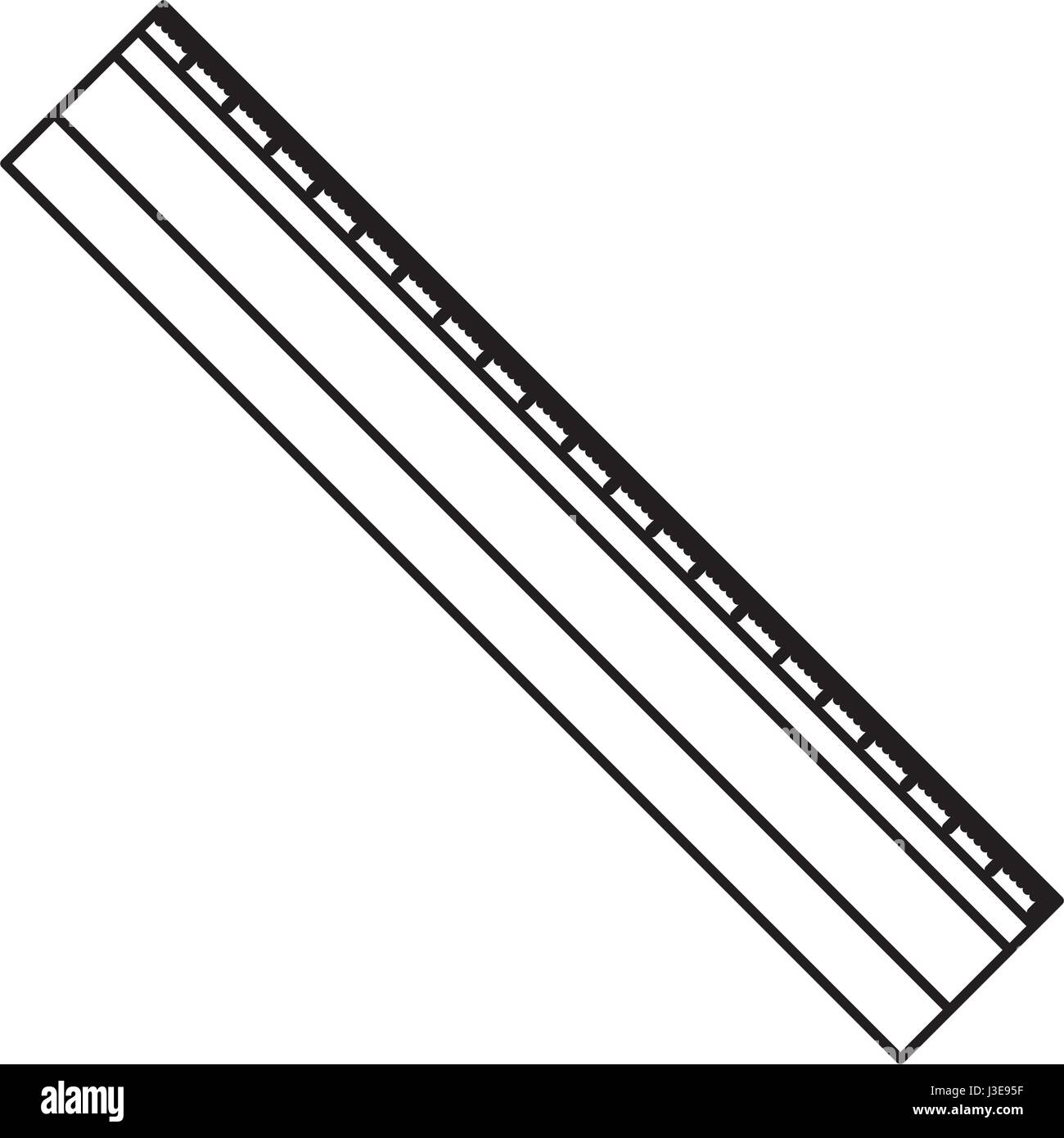 Isolated ruler of school design Stock Vector Image & Art - Alamy