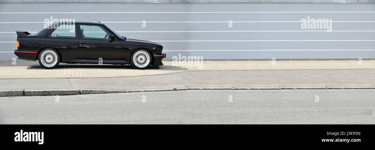 BMW E30 M3 iconic German supersaloon of the 80s and early 90s Stock ...