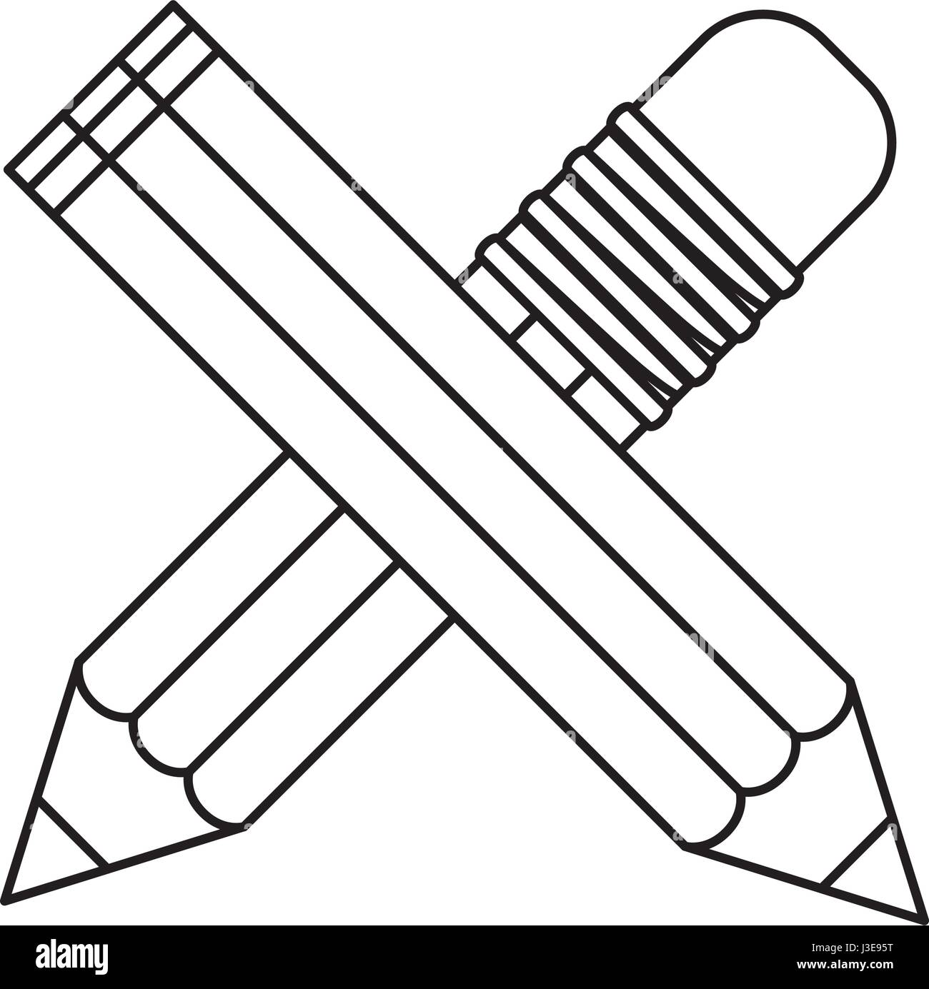 Isolated pencil of school design Stock Vector Image & Art - Alamy