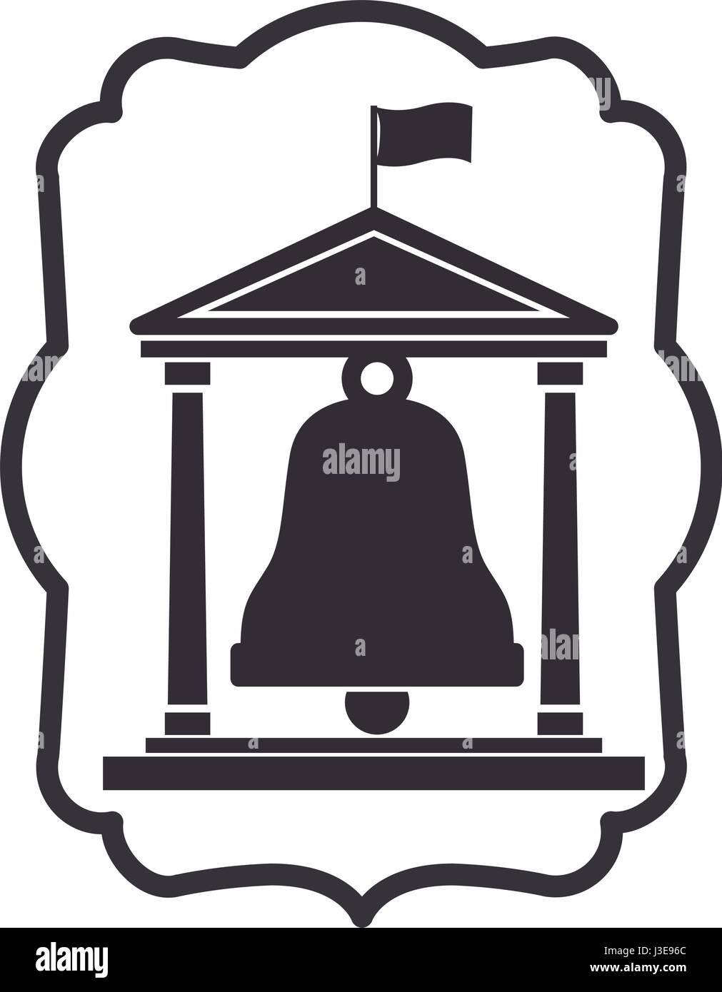 Isolated bell of school design Stock Vector Image & Art - Alamy