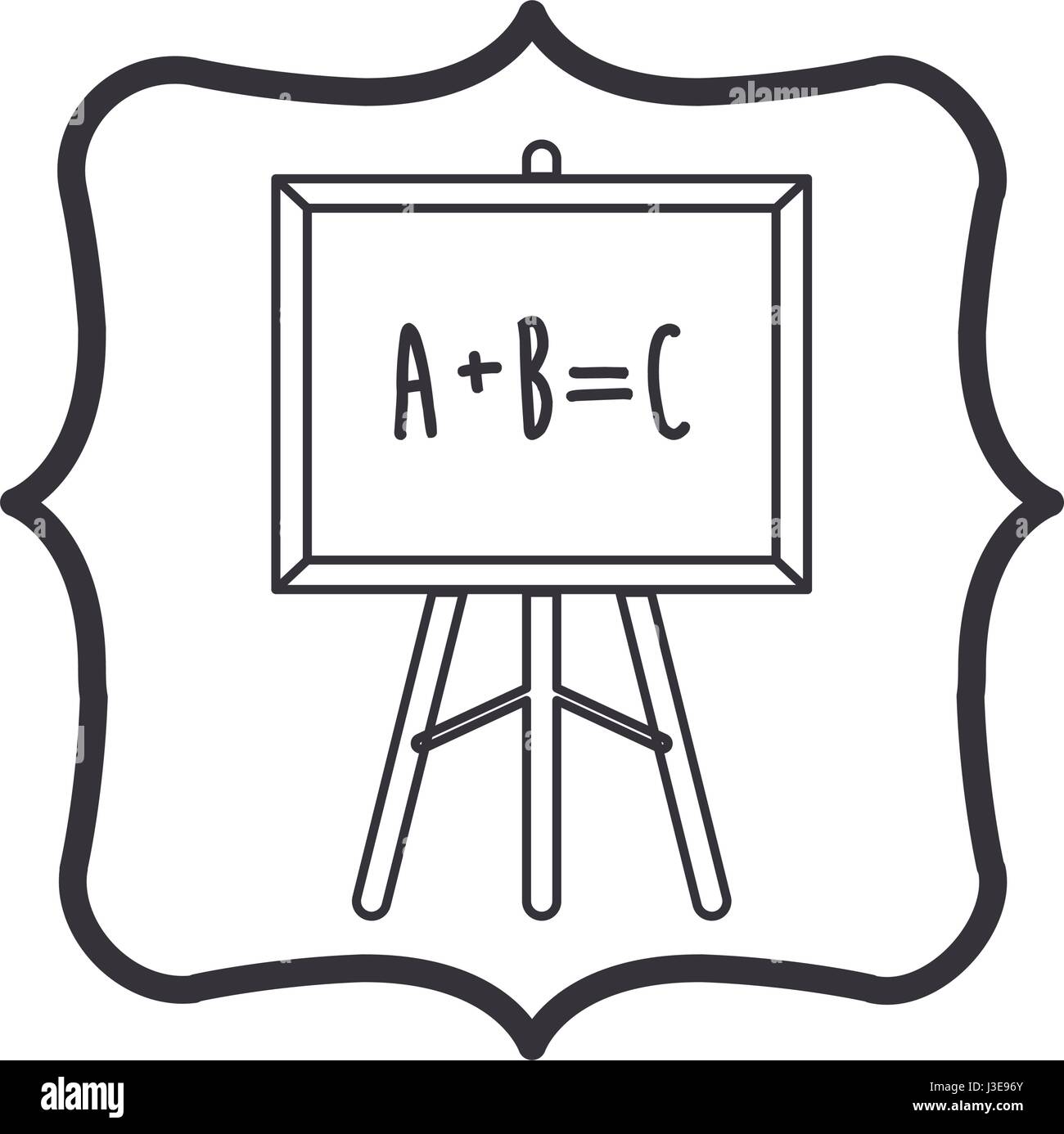 Isolated blackboard of school design Stock Vector Image & Art - Alamy