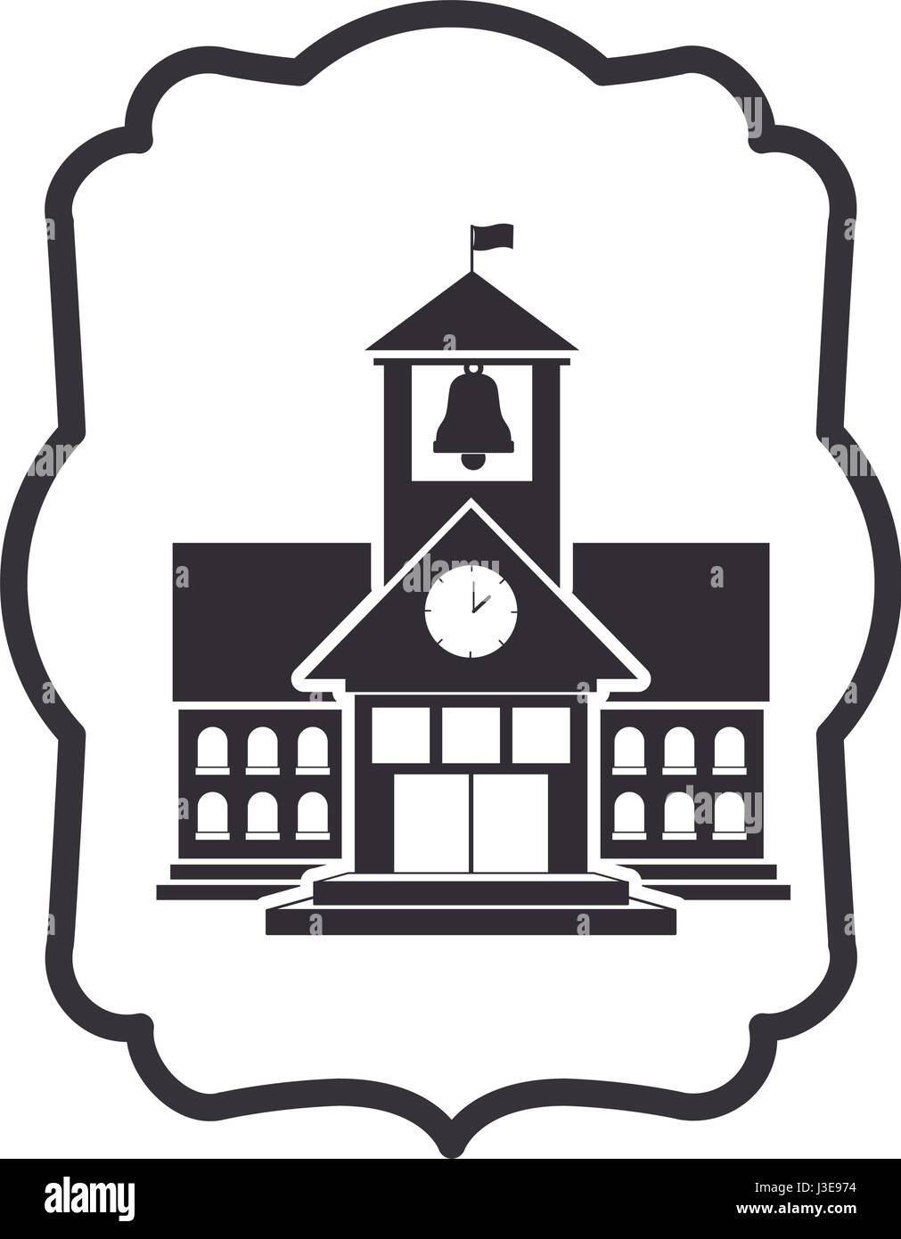 Isolated building of school design Stock Vector Image & Art - Alamy