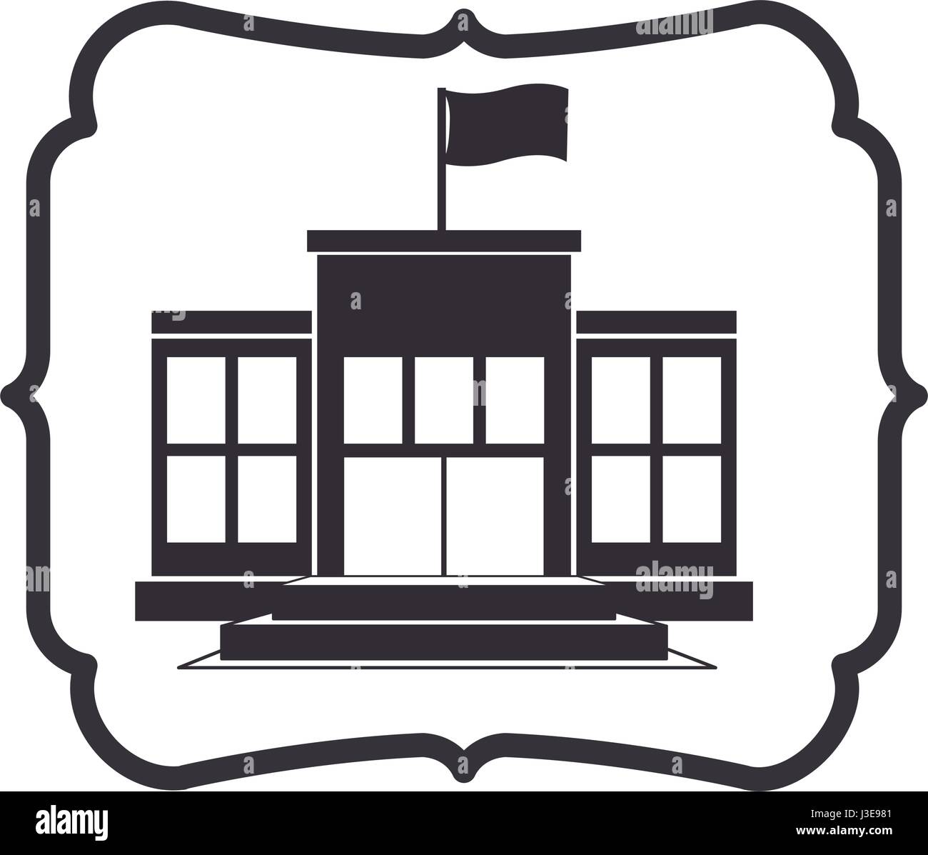 Isolated building of school design Stock Vector Image & Art - Alamy