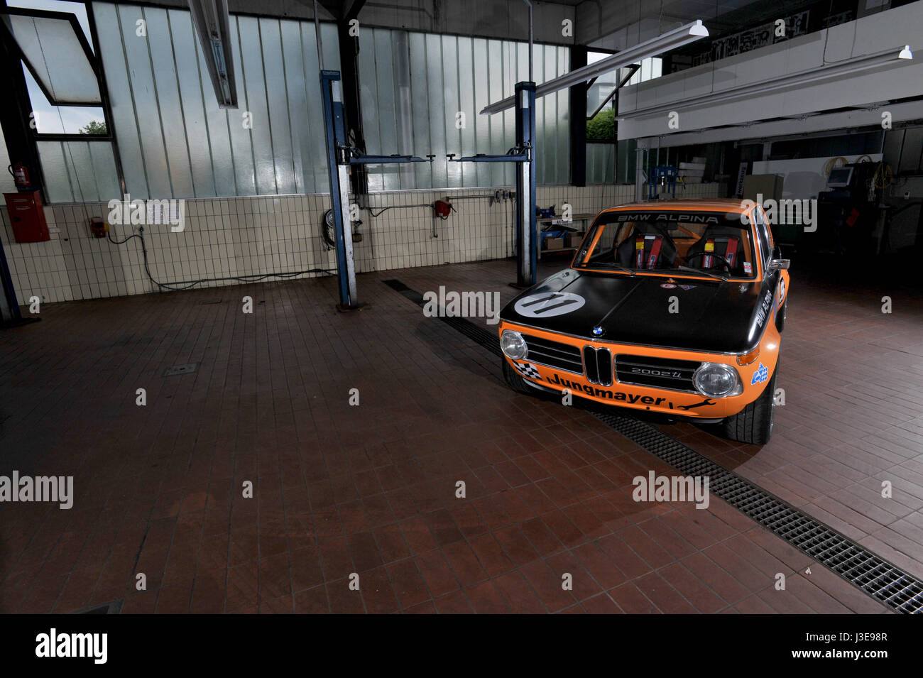 BMW Alpina 2002 Ti race car, German classic car Stock Photo - Alamy