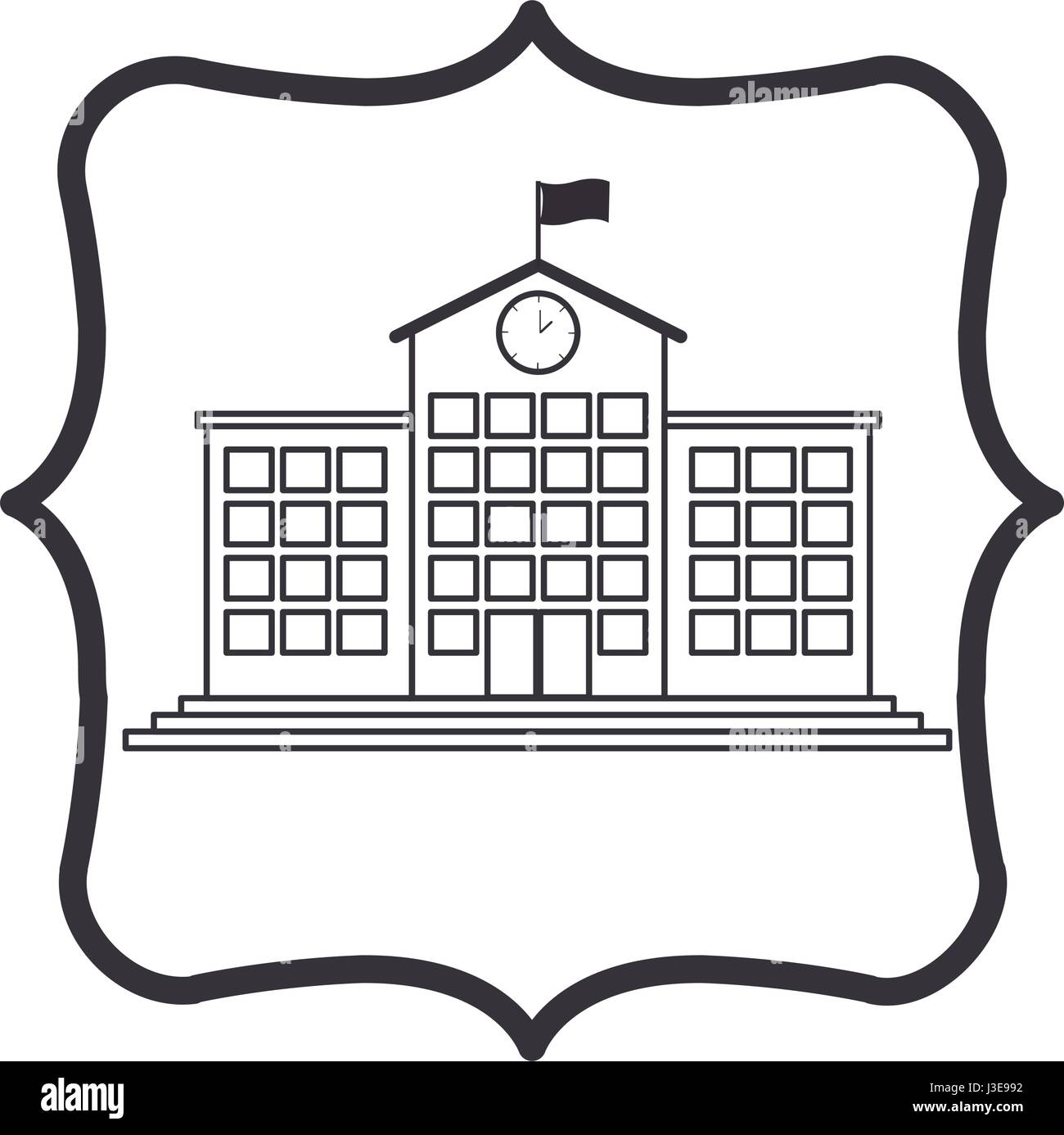 Isolated building of school design Stock Vector Image & Art - Alamy