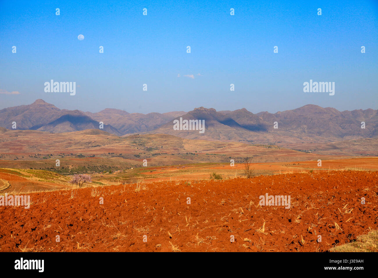A colourful landscape in Lesotho Stock Photo - Alamy