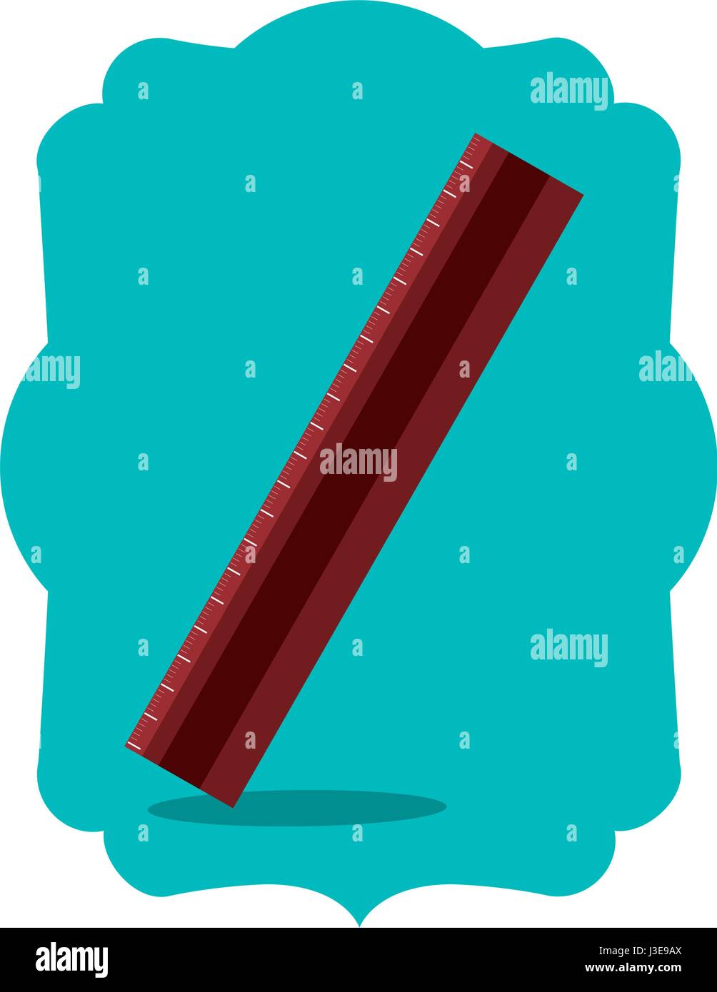 Isolated ruler of school design Stock Vector Image & Art - Alamy
