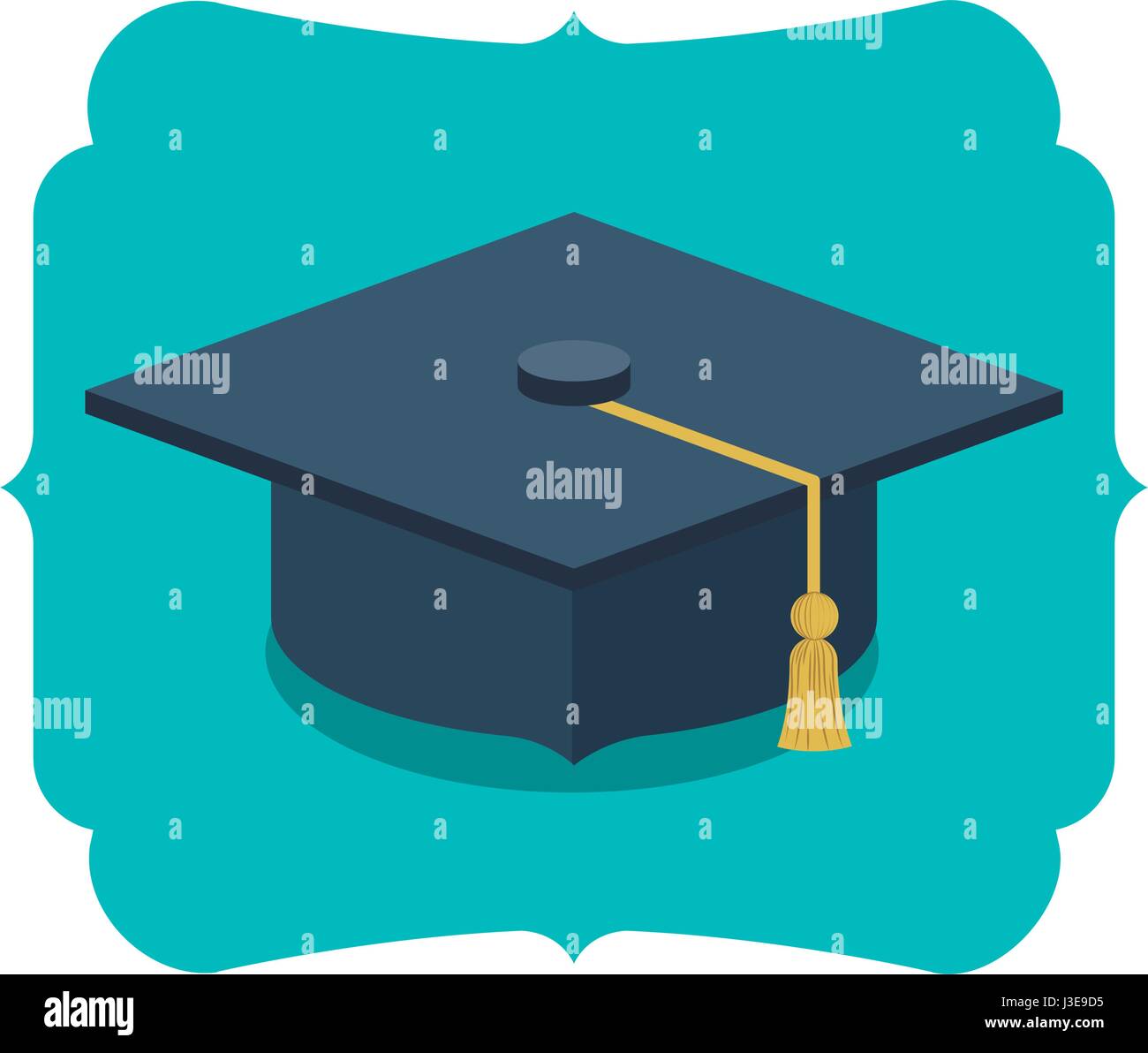 Isolated graduation cap of school design Stock Vector Image & Art - Alamy