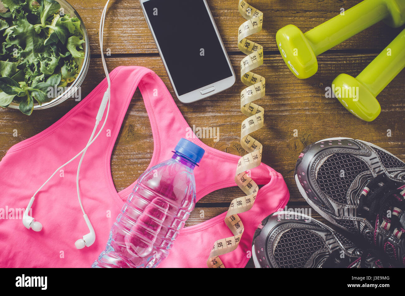 Overhead shot woman running hi-res stock photography and images - Alamy