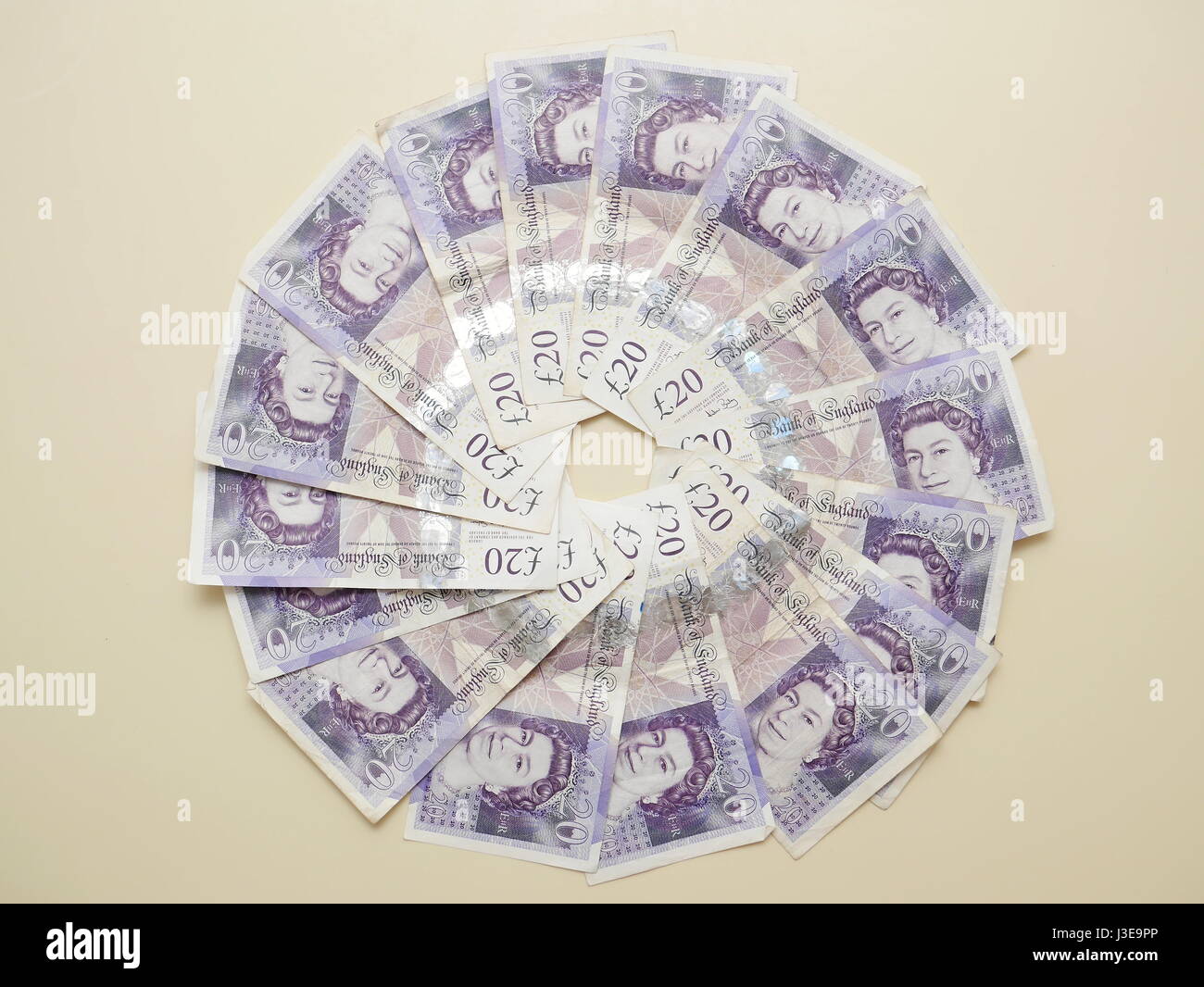 three hundred and twenty pounds in cash Stock Photo - Alamy