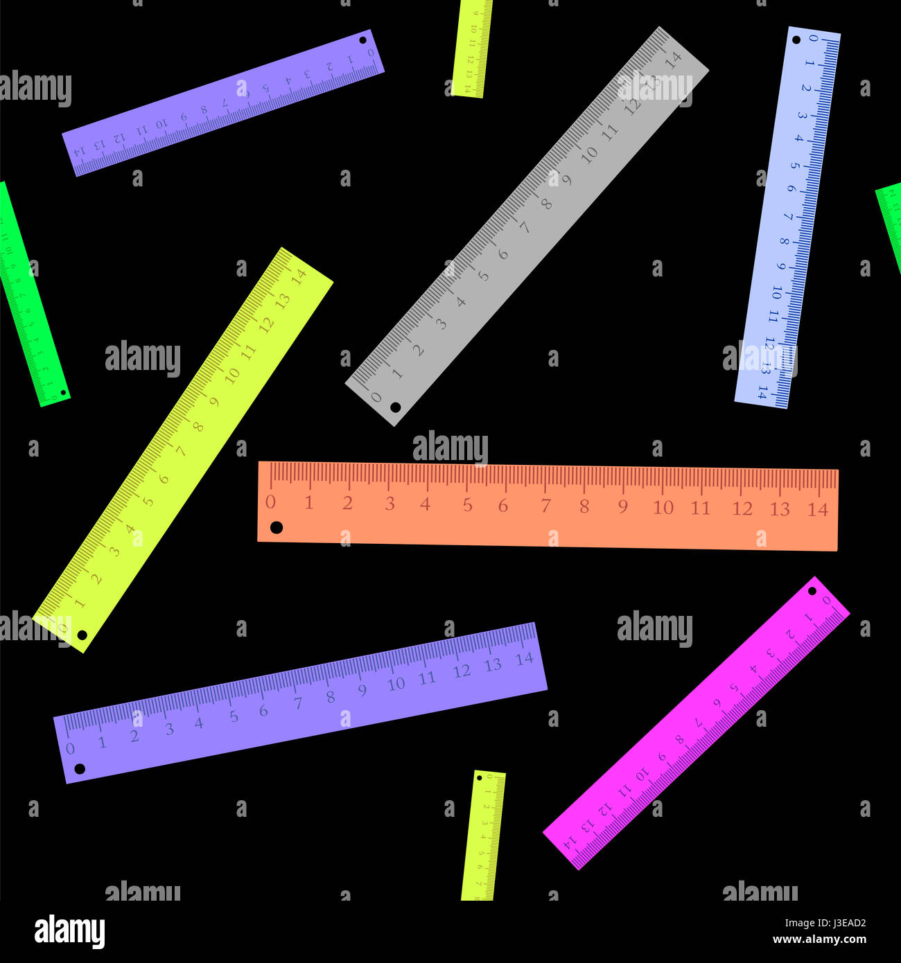 Plastic rulers hi-res stock photography and images - Alamy