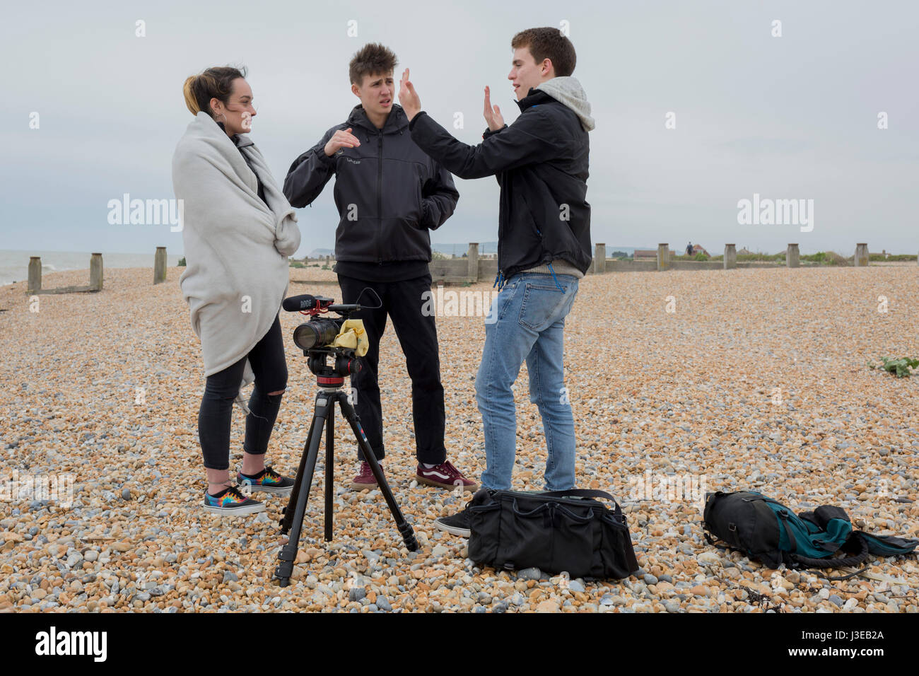 Teenage film students from London learn the art of film production ...