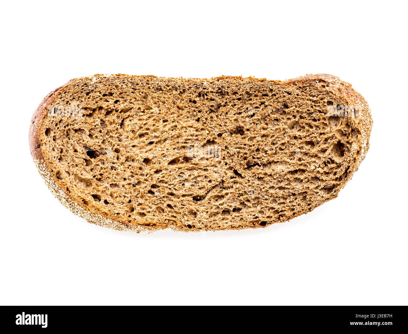 The isolated Dry rye bread Stock Photo - Alamy