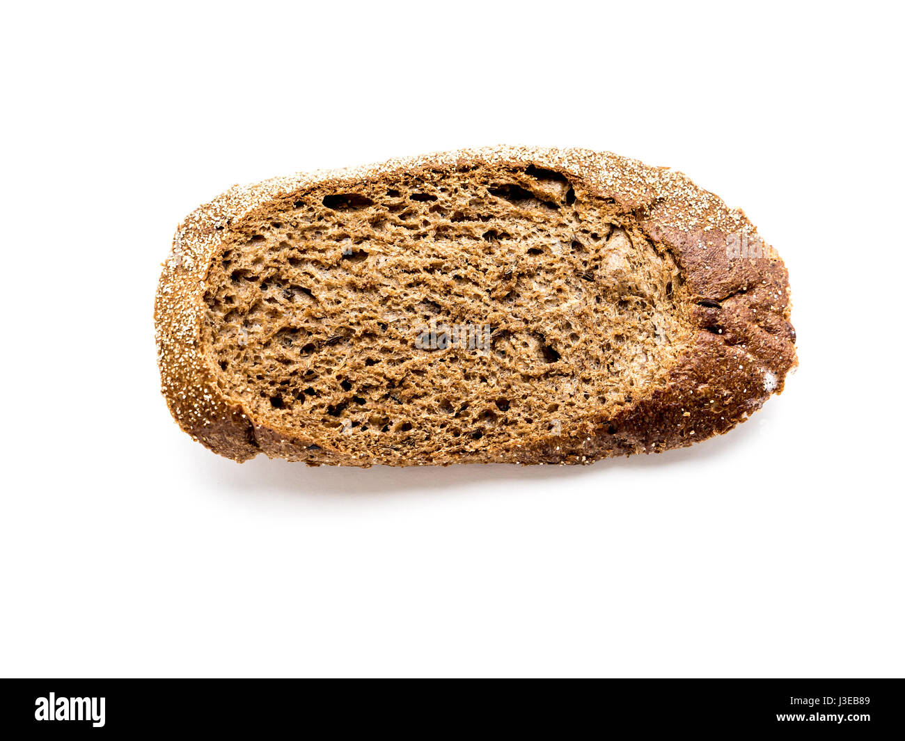 The isolated Dry rye bread Stock Photo - Alamy