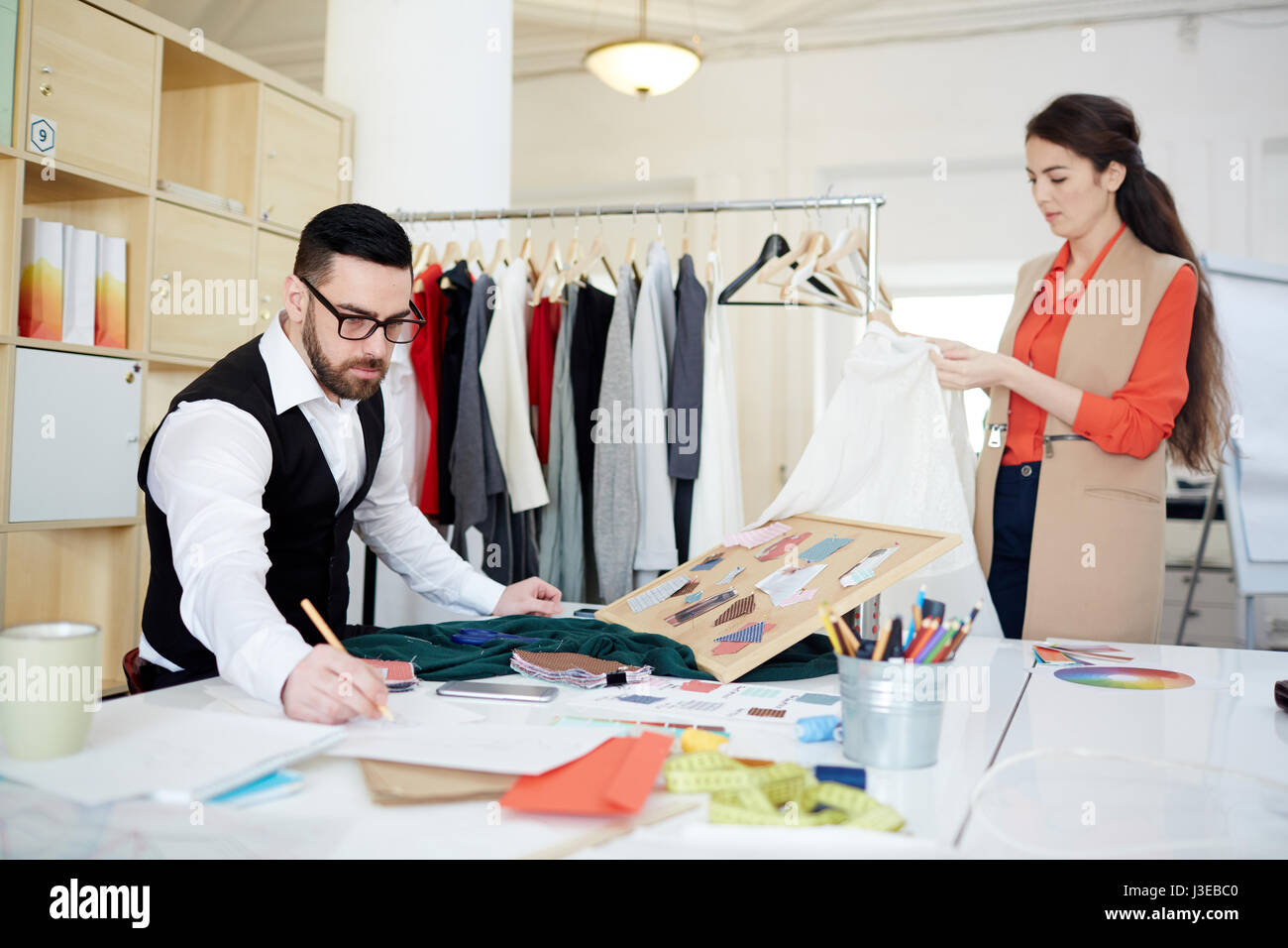 Working with samples Stock Photo - Alamy
