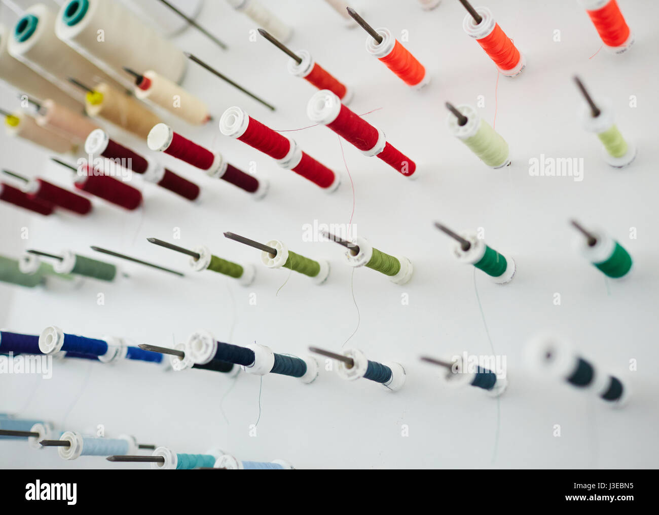 Composition sewing thread spools hi-res stock photography and images ...