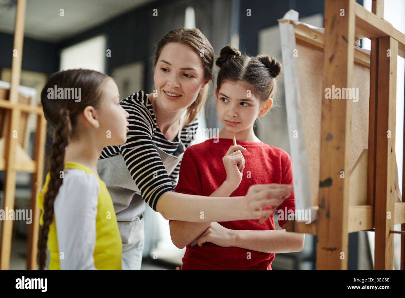 Course of painting Stock Photo - Alamy