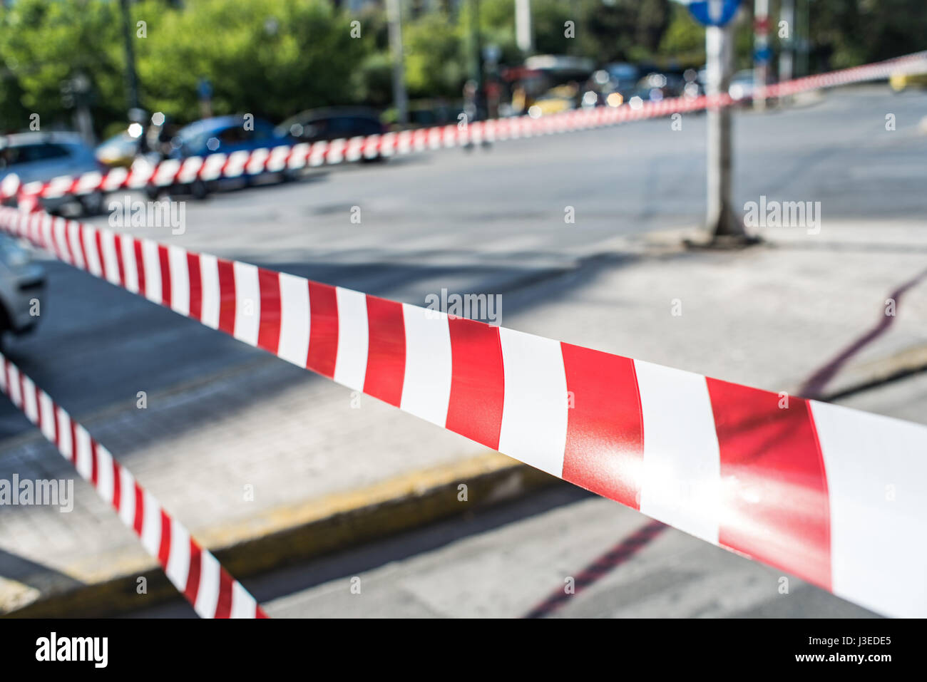 Security tape hi-res stock photography and images - Alamy