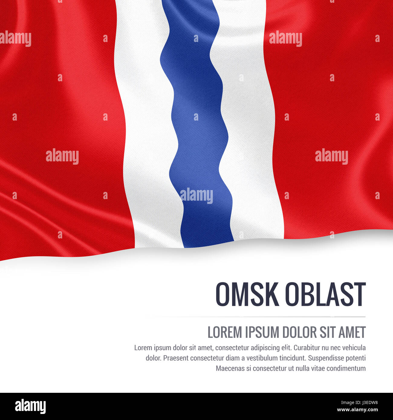 Omsk oblast flag hi-res stock photography and images - Alamy