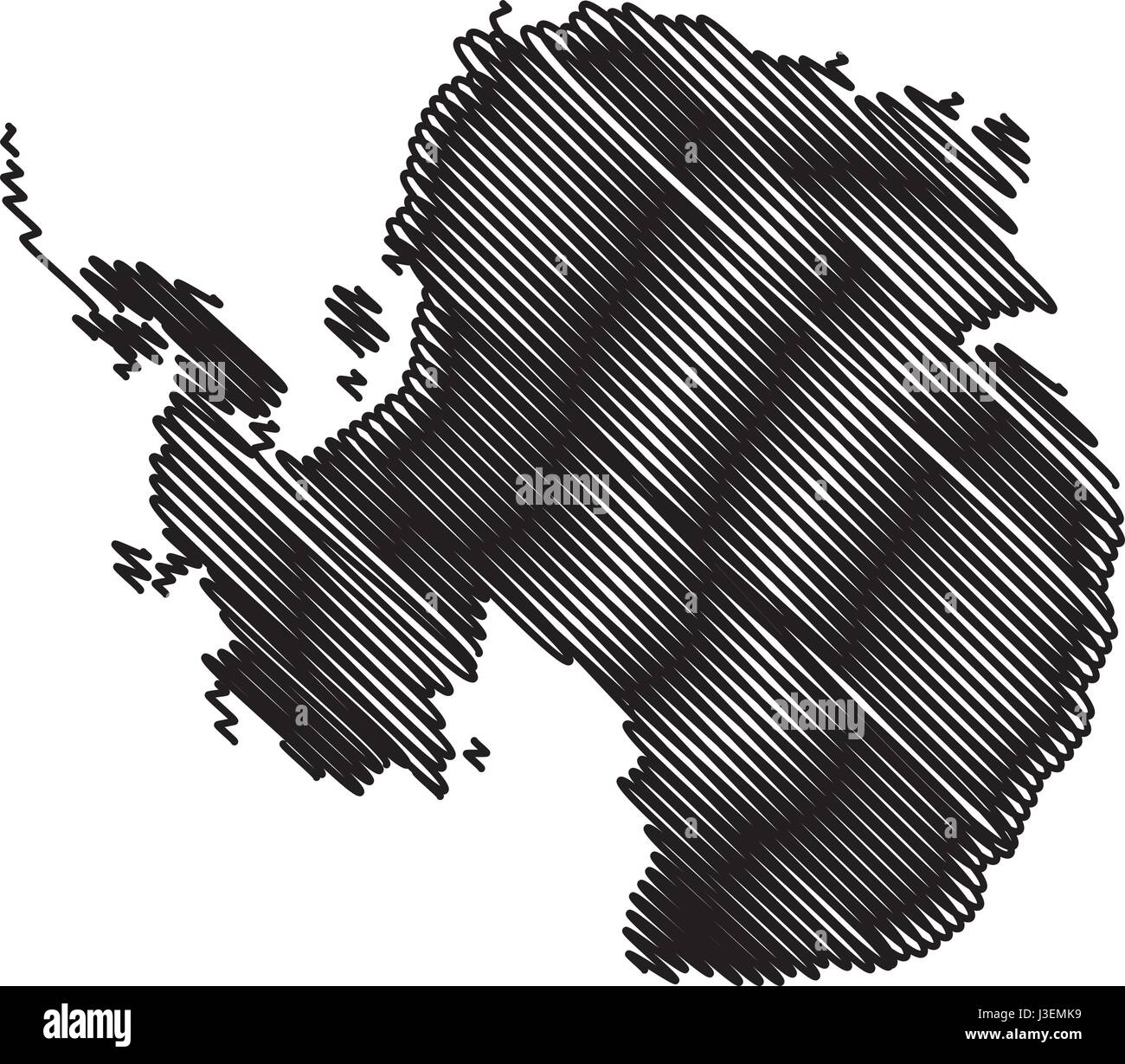 Antarctic map vector illustration Stock Vector Image & Art - Alamy