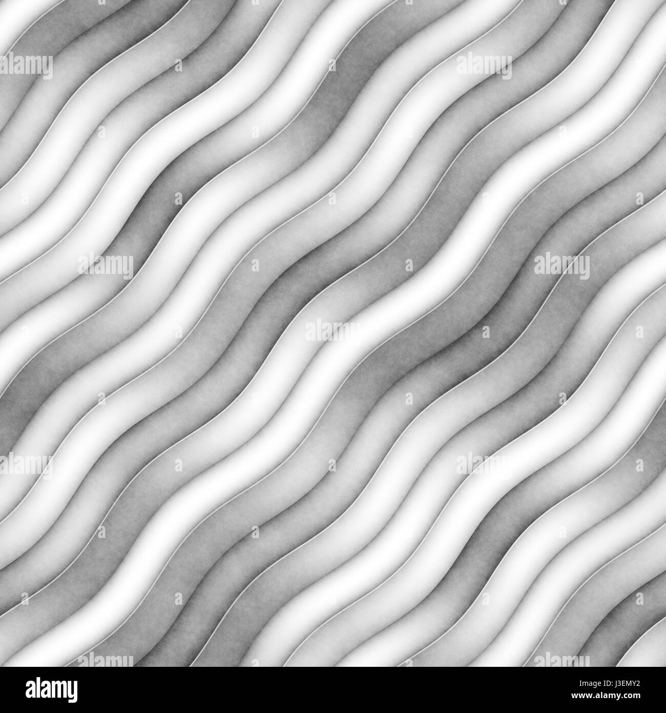 Raster Seamless Greyscale Texture. Gradient Wavy Lines Pattern. Subtle ...