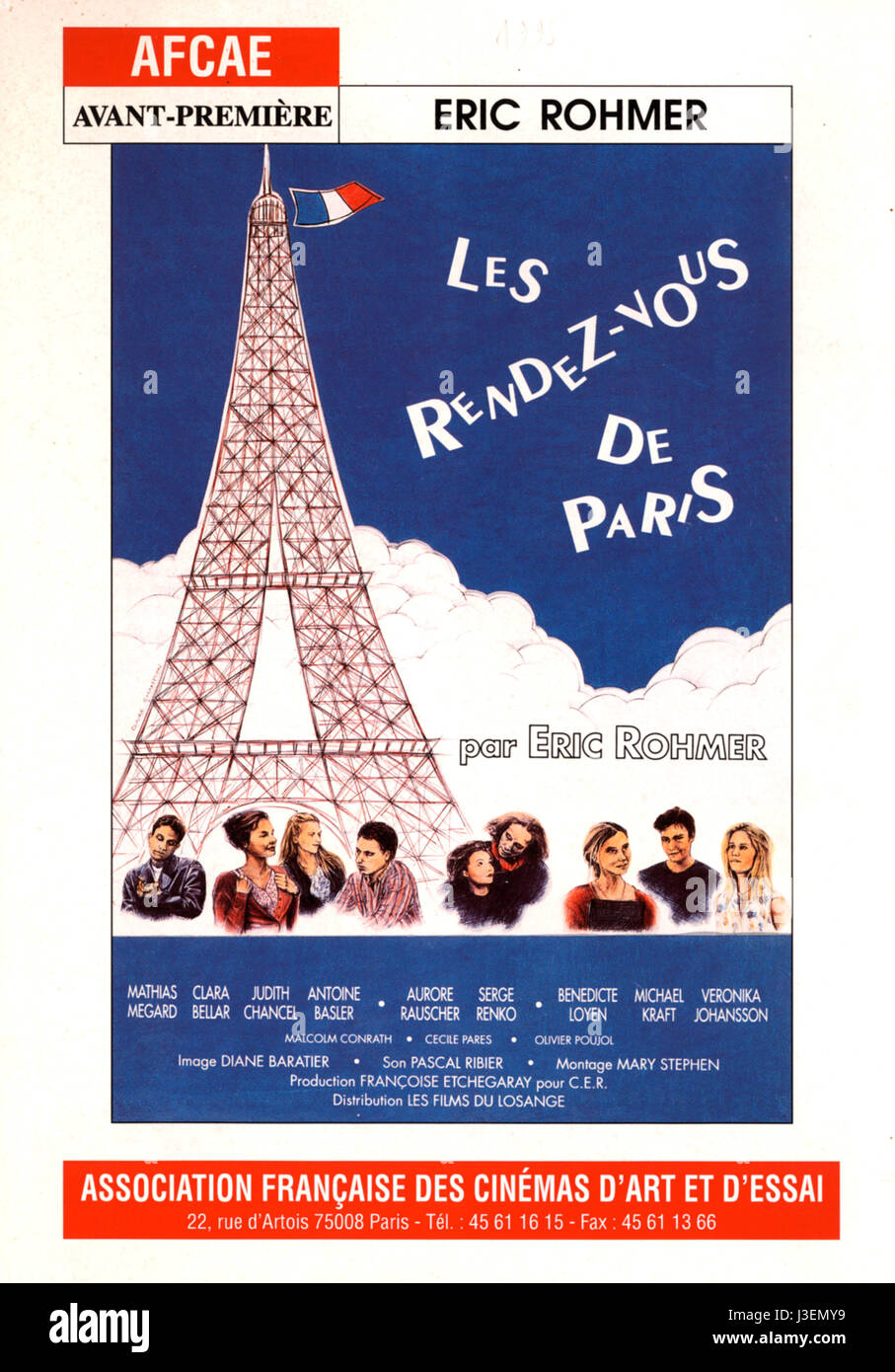Les Rendez-vous de Paris Year : 1995 France affiche, poster Director ...