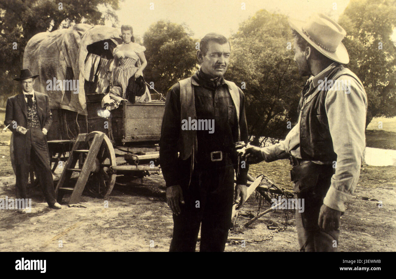 The Tall Men Year : 1955 Director : Raoul Walsh Clark Gable, Jane ...