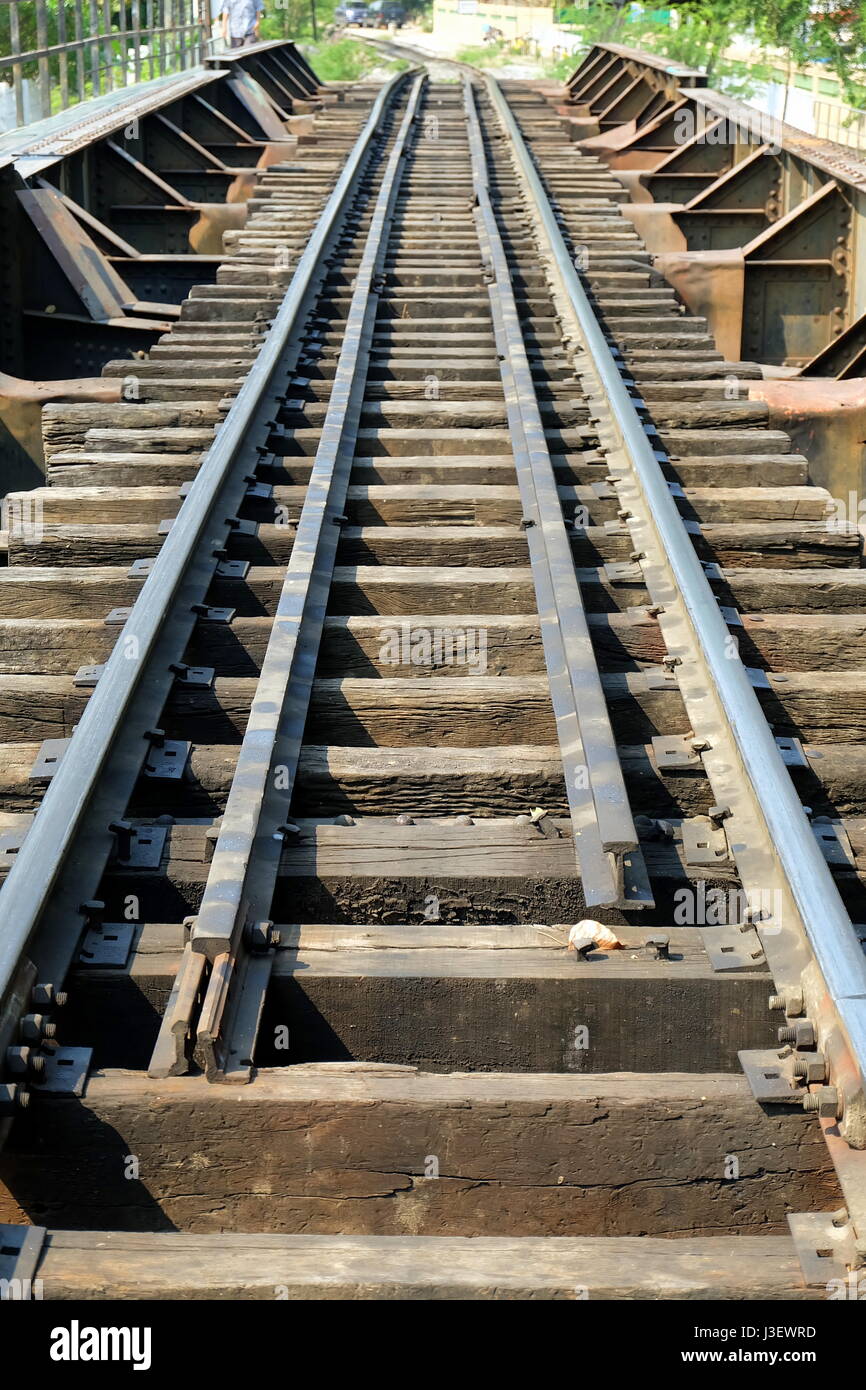 Train Track Way Stock Photo - Alamy
