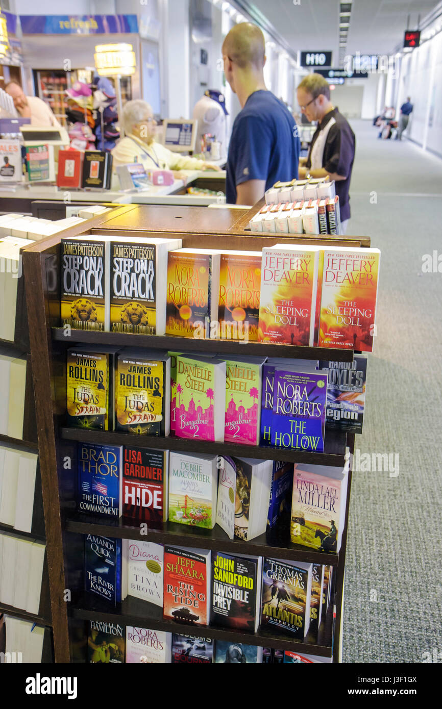 Miami Florida International Airport MIA,newsstand newspaper vendor ...