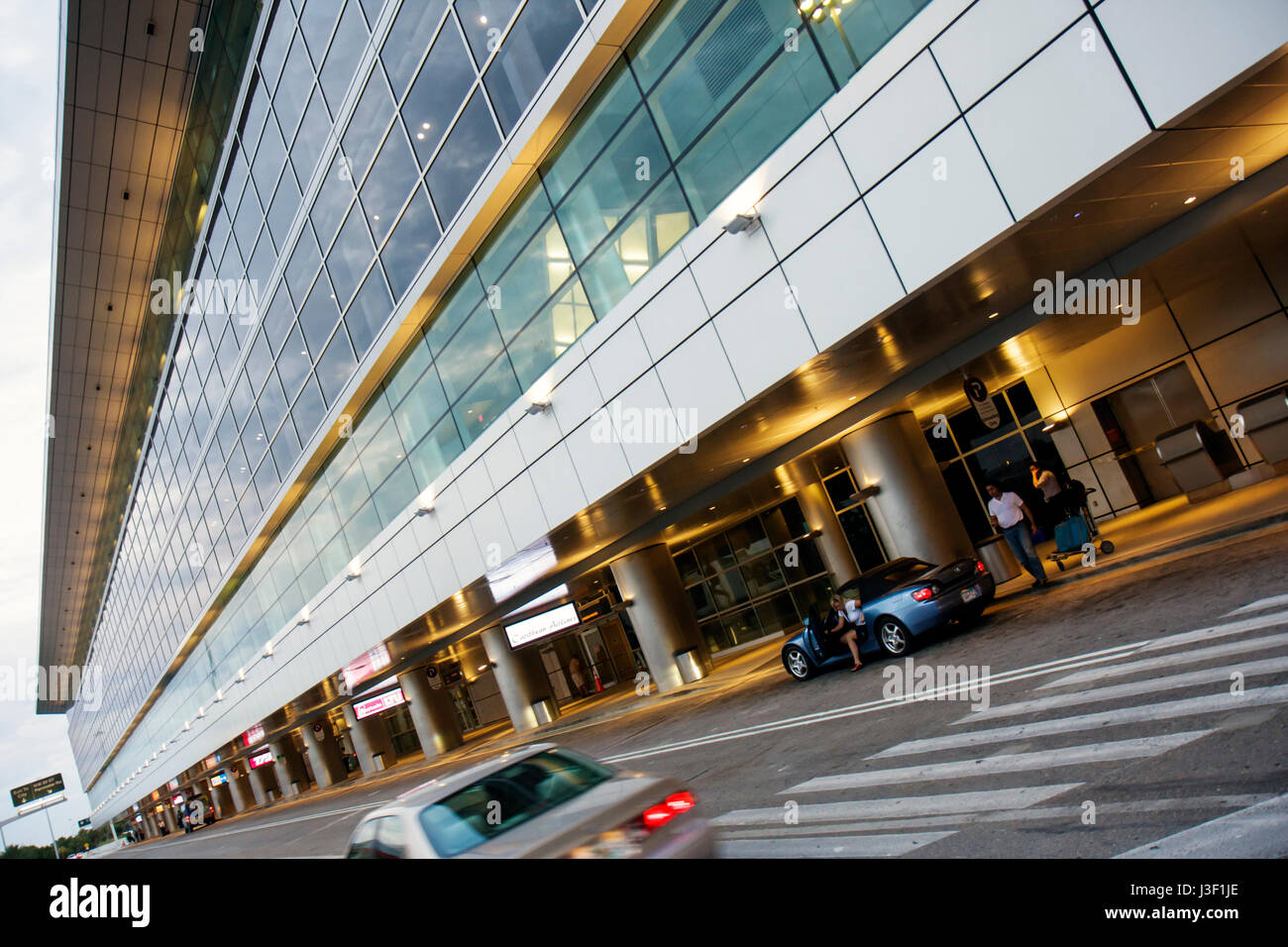 Miami Florida International Airport MIA,J,terminal,outside exterior ...