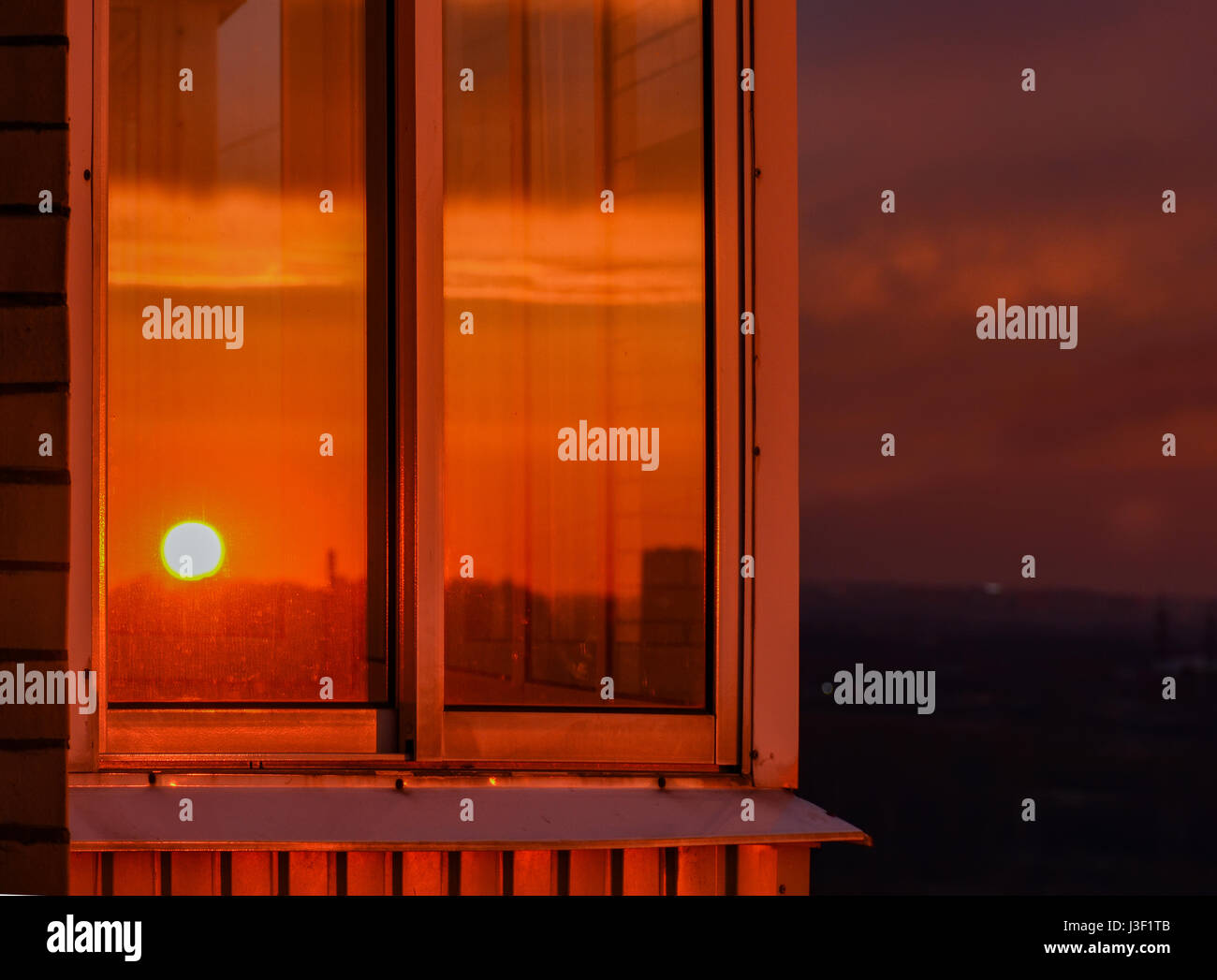 Magic sunset saturated colors hi-res stock photography and images - Alamy