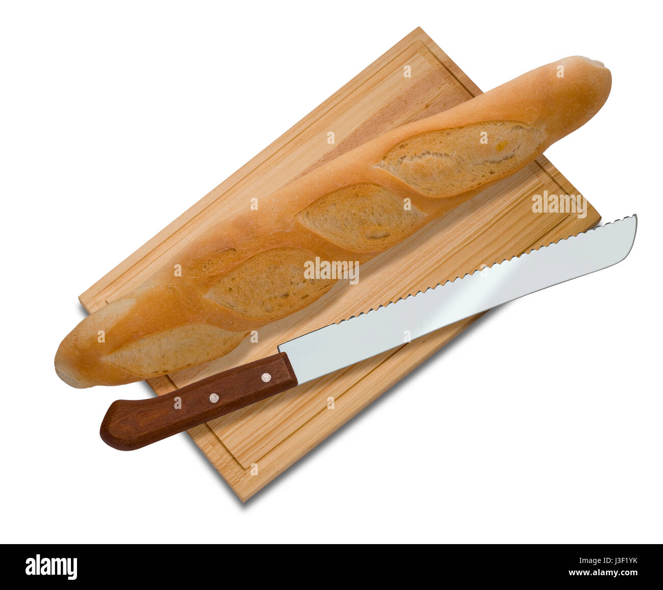 Bread cutting board Stock Photo - Alamy