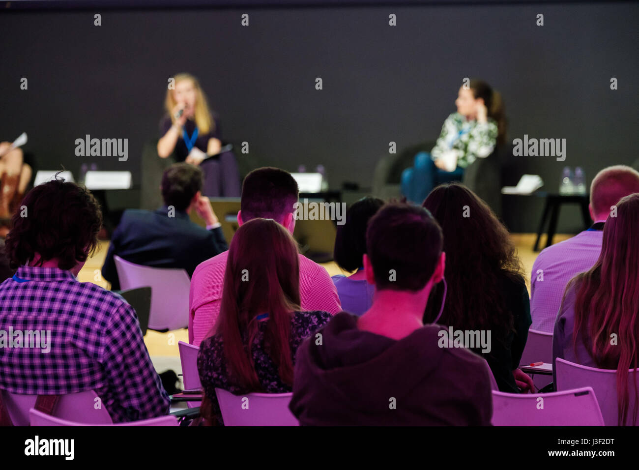 Audience at conference hall Stock Photo - Alamy