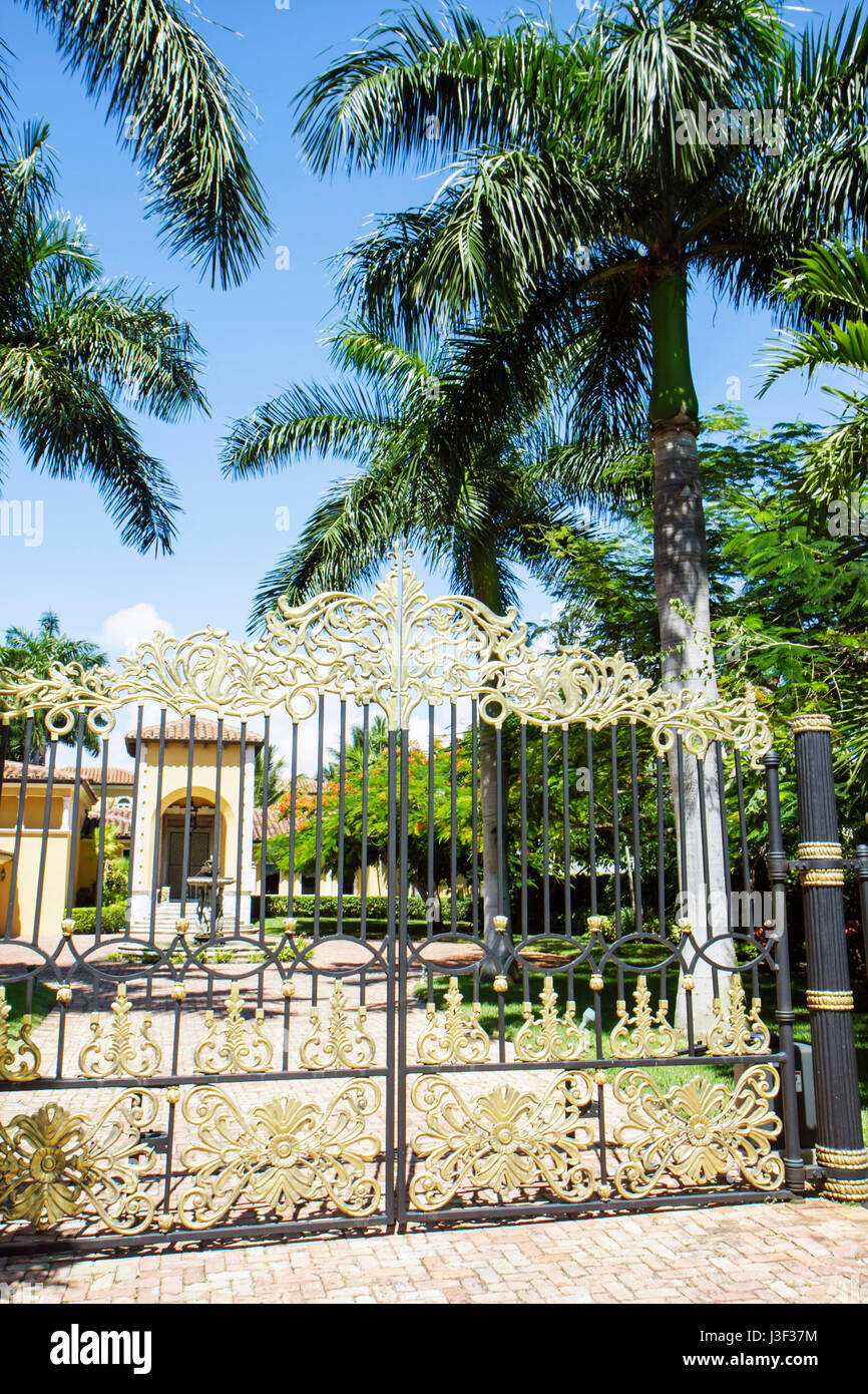 Miami Beach Florida,Star Island,mansion,luxury,gate,privacy,security ...