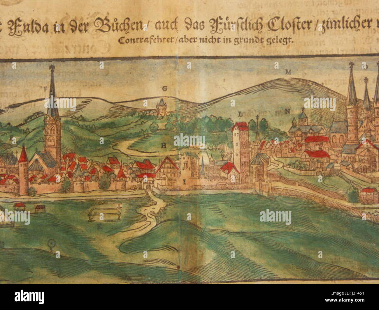 Fulda map hi-res stock photography and images - Alamy