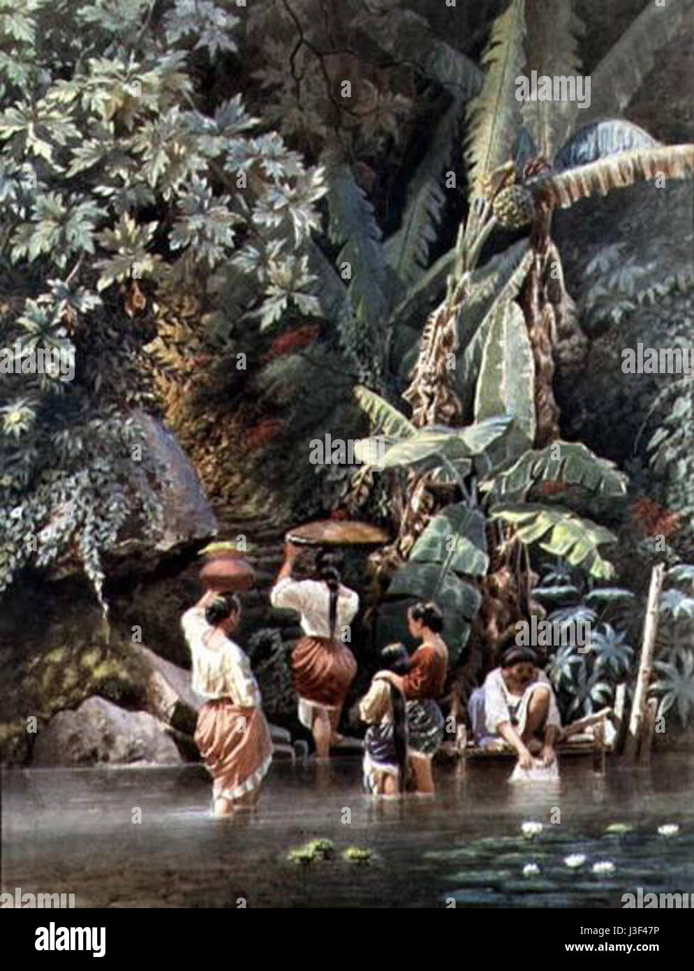 Filipino women washing hi-res stock photography and images - Alamy