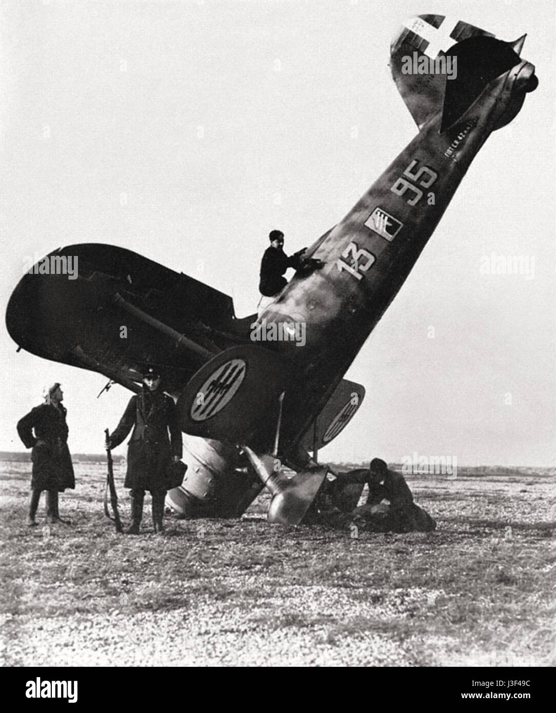 The Fiat CR.42 was an Italian biplane fighter aircraft used during ...