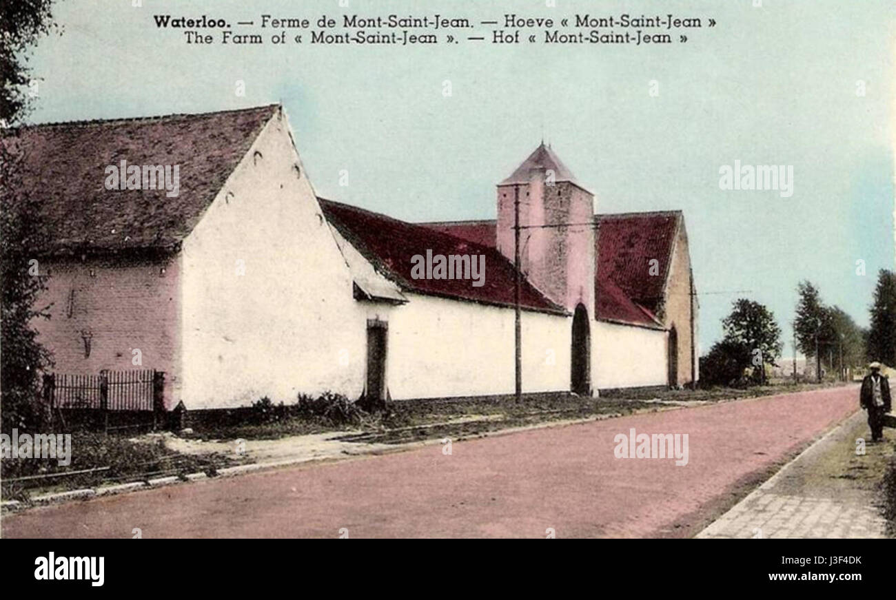 Ferme Mont Saint Jean sud Stock Photo - Alamy